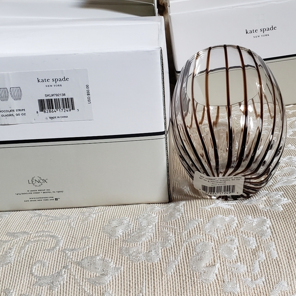 kate spade | Dining | Salekate Spade Lenox Glassware Nib Each Box Has 4 ...